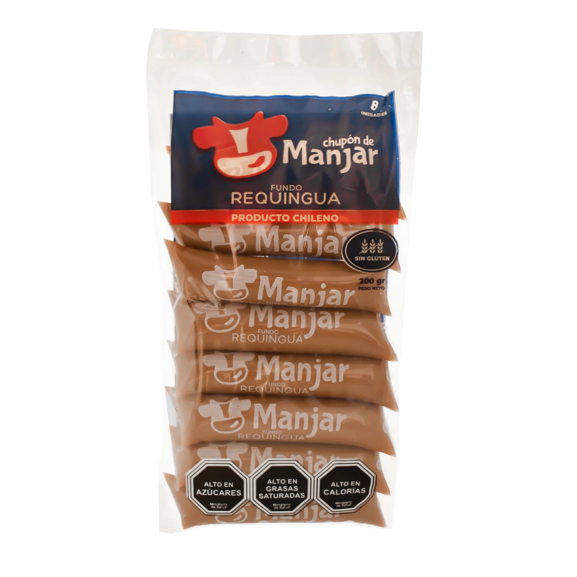 Chupón de manjar 8 unidades- fundo requingua – Chilena Cossas